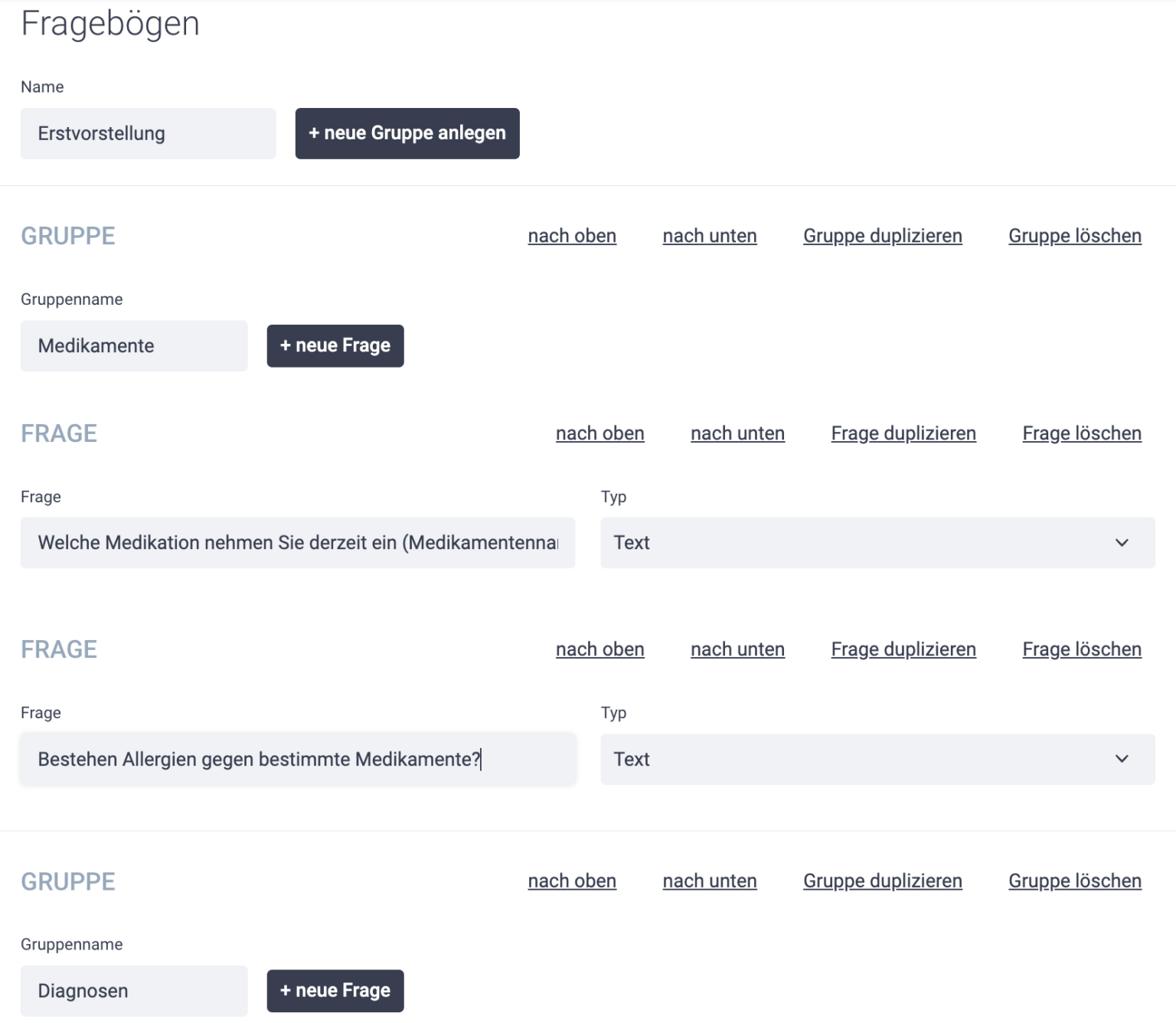 Digitale Fragebögen erstellen – LATIDO Help Center